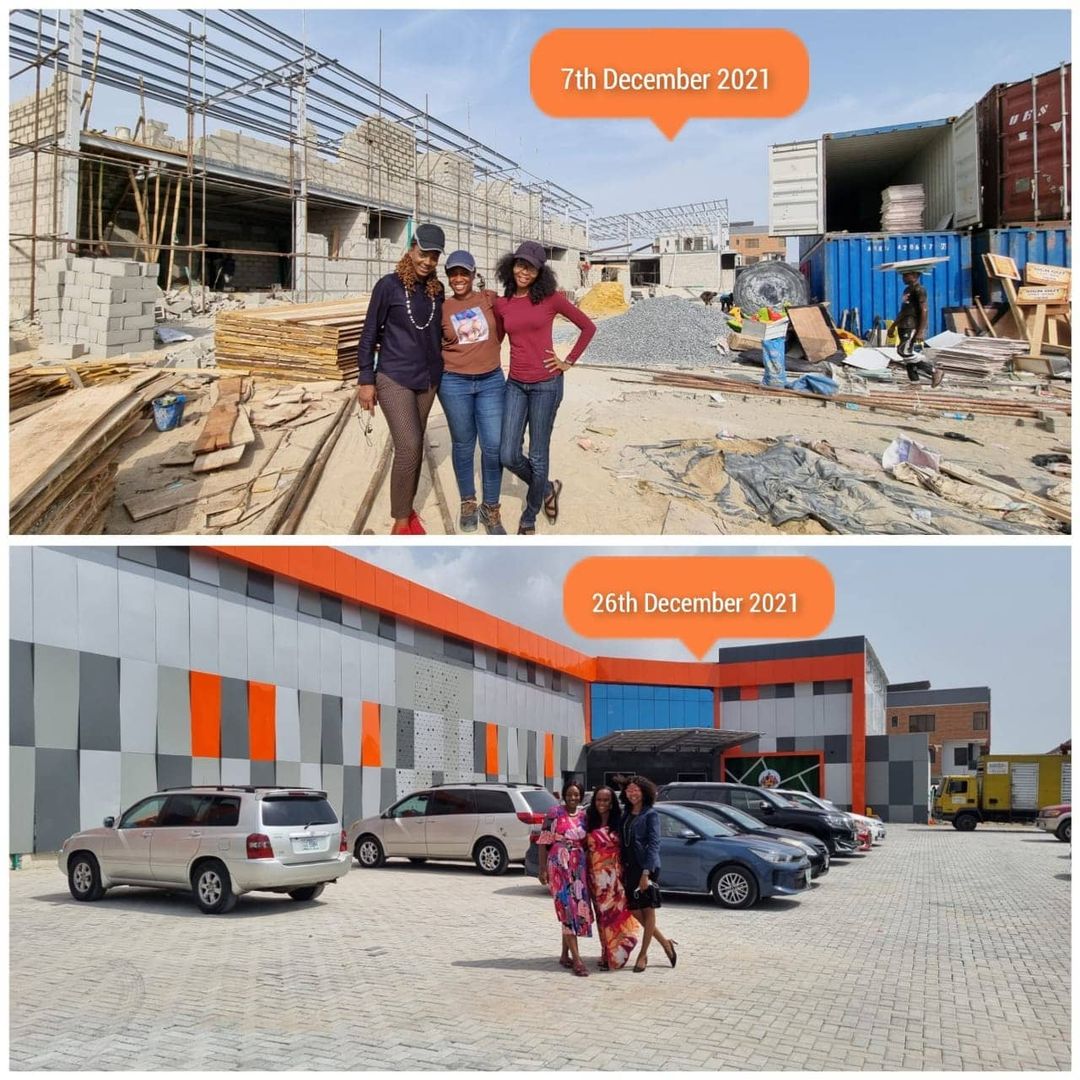 We opened The Covenant Temple Lekki today. – Poju Oyemade